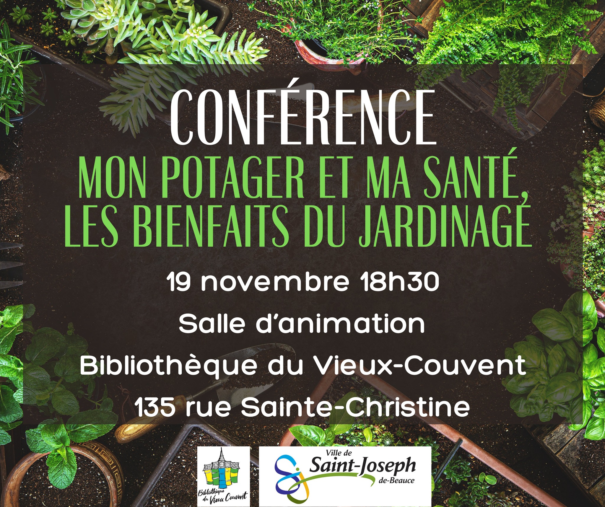 Mon potager et ma santé - Ville de Saint-Joseph-de-Beauce